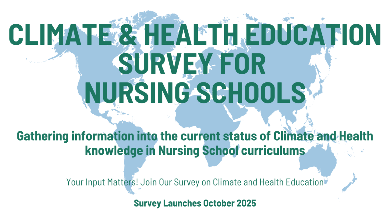 Survey on Climate and Health Education in Nursing Institutions ...