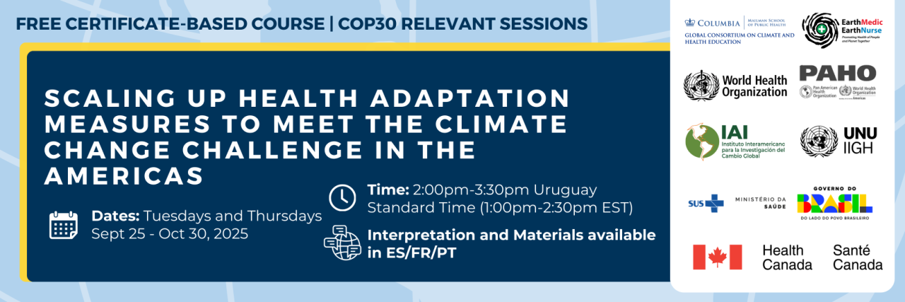 Scaling Up Health Adaptation Measures to Meet the Climate Change ...