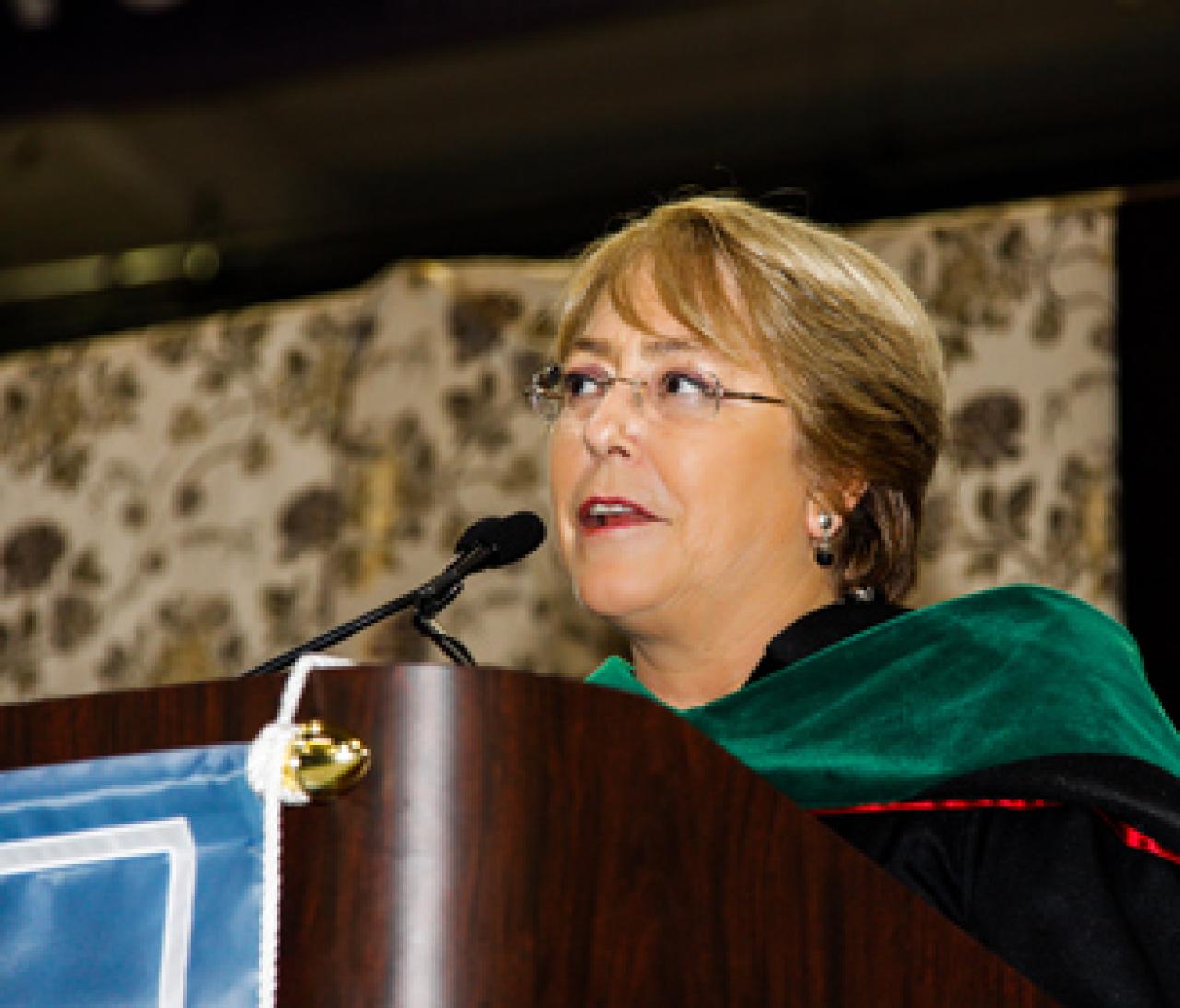 Michelle Bachelet, Former President of Chile and Head of U.N. Women ...