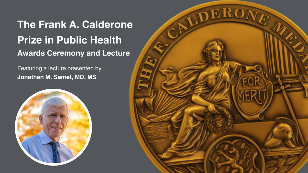 2025 Calderone Prize | Columbia University Mailman School of Public Health