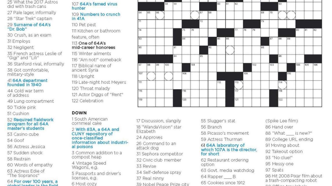 Crossword | Columbia University Mailman School of Public Health
