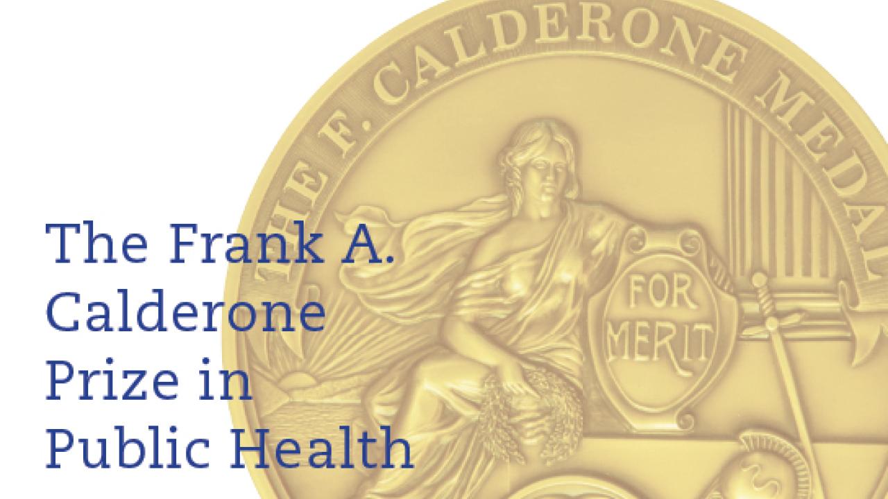 Mailman School of Public Health Awards 2010 Calderone Prize | Columbia ...