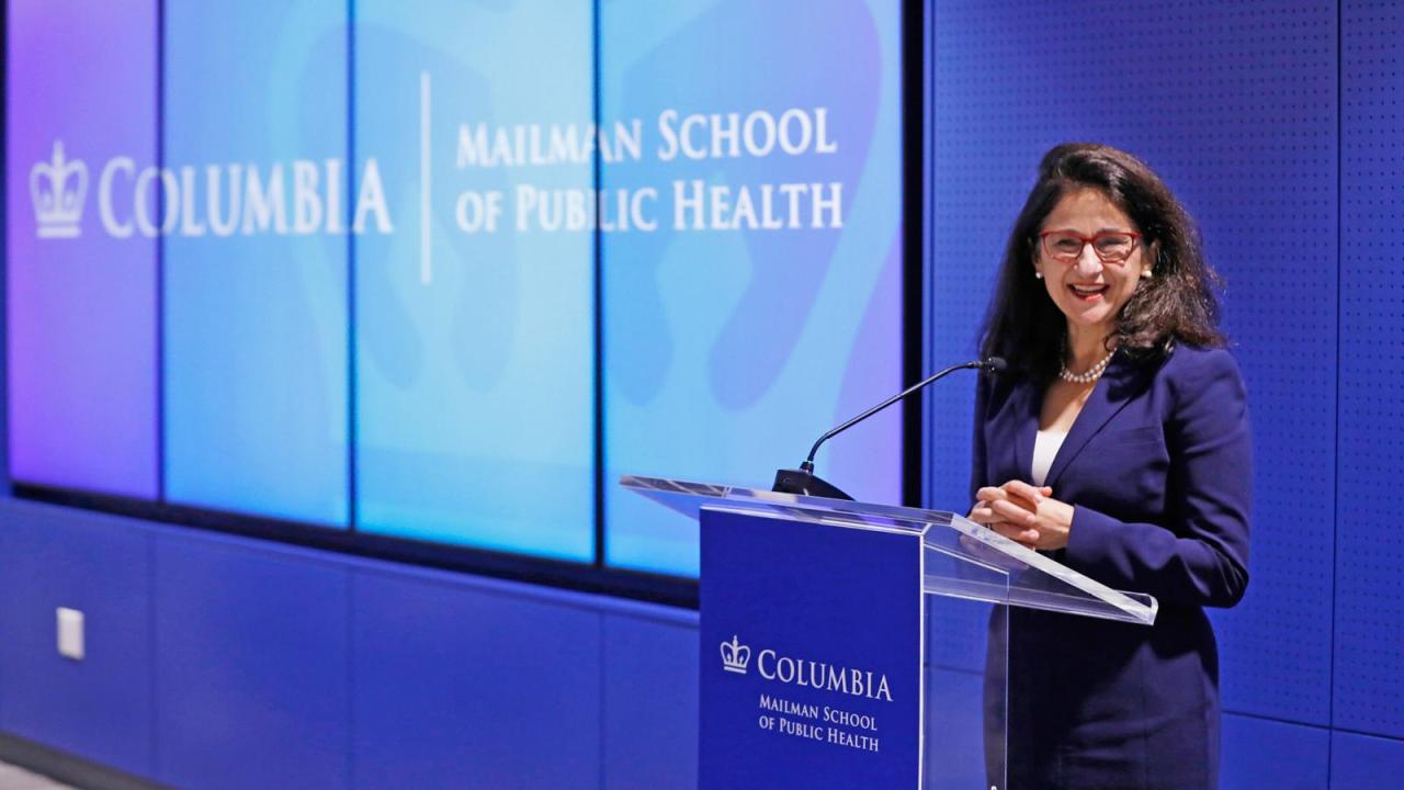 Columbia University President Minouche Shafik Visits Mailman | Columbia ... Columbia University President Minouche Shafik Visits Mailman | Columbia ...